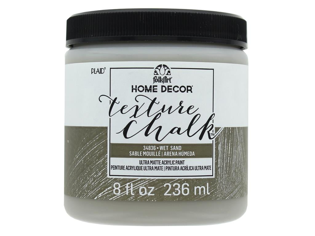 Plaid FolkArt Texture Chalk 8oz Wet Sand - Walmart.com