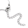 304 Stainless Steel Twist Bar Link Chain Necklace Stainless Steel Color ...