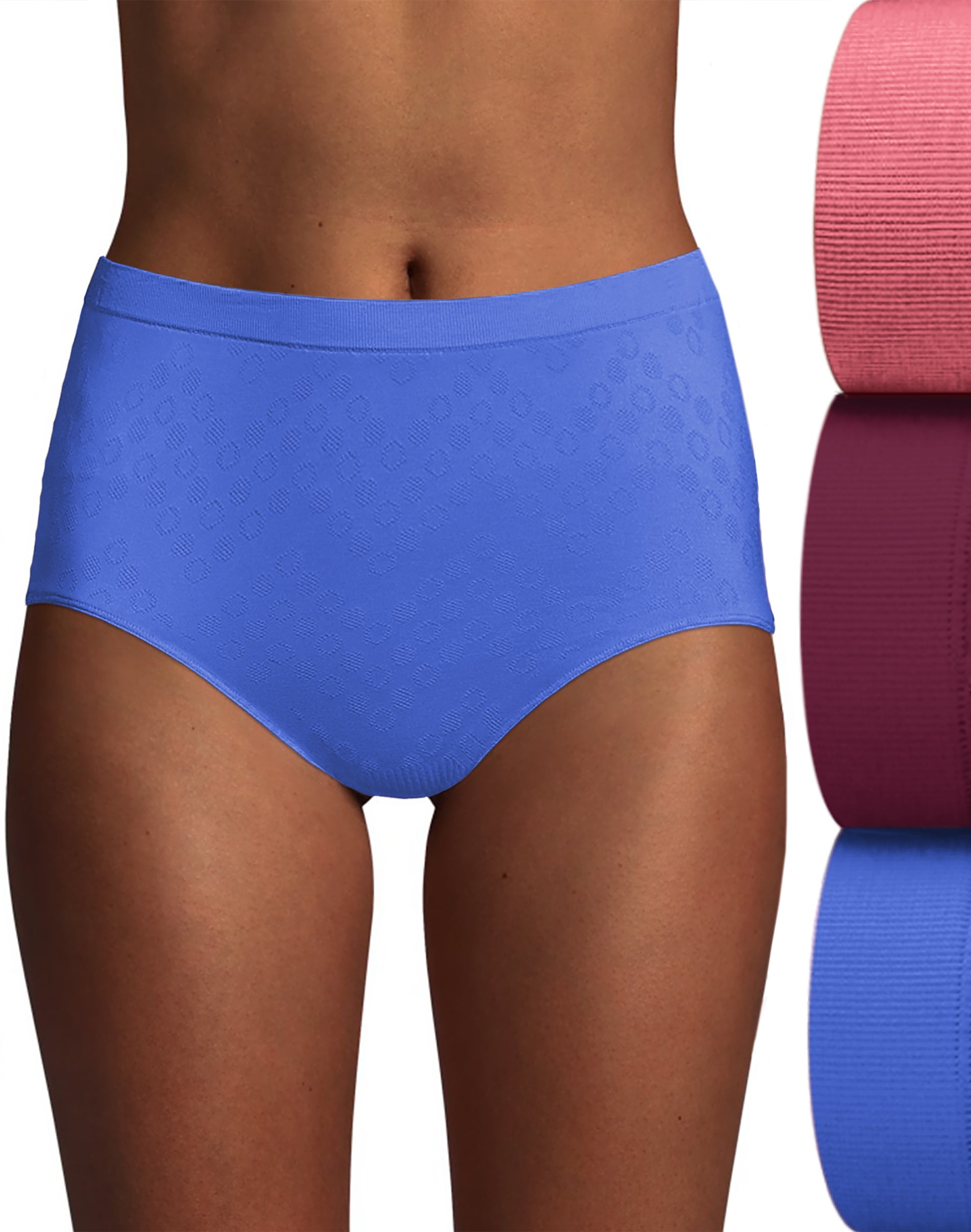 Womens Bali Dfak88 Comfort Revolution Microfiber Brief Panty 3 Pack
