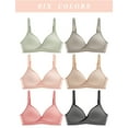 Girls Seamless Training Bras Molded Microfiber Developed Training No ...