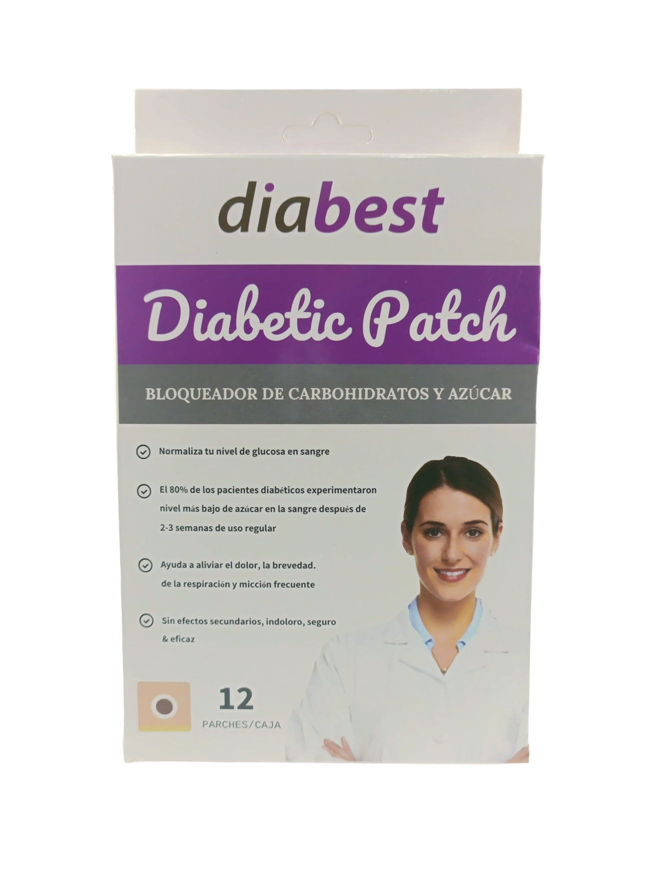 Parches Para Diabéticos DIABETIC PATCH Bloqueador De Azúcar 120 Parches ...
