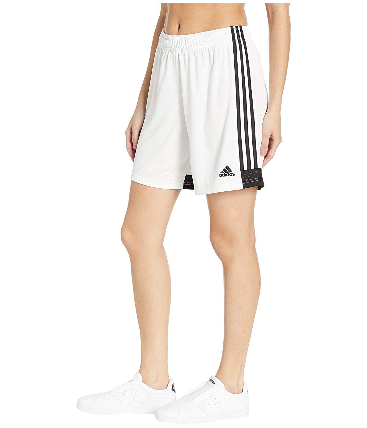 adidas Tastigo '19 Shorts White/Black - Walmart.com