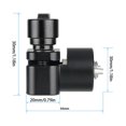 15mm Single Hole Tube Clamp Holder with 3/8inch 16 Threaded for ...