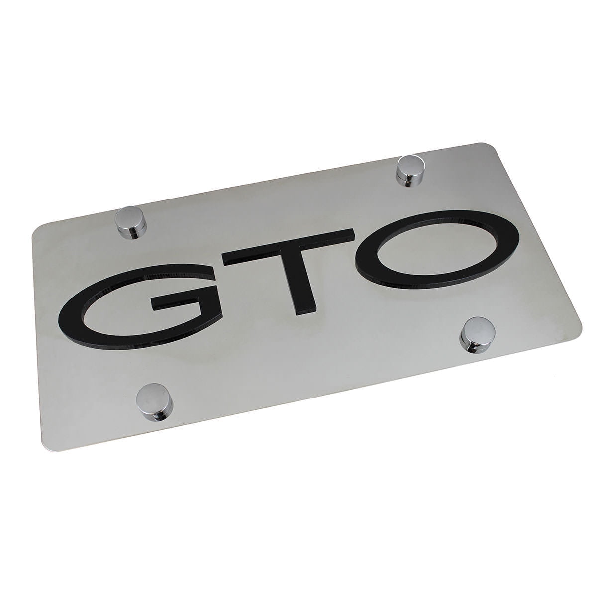 Pontiac GTO License Plate (Chrome) - Walmart.com - Walmart.com