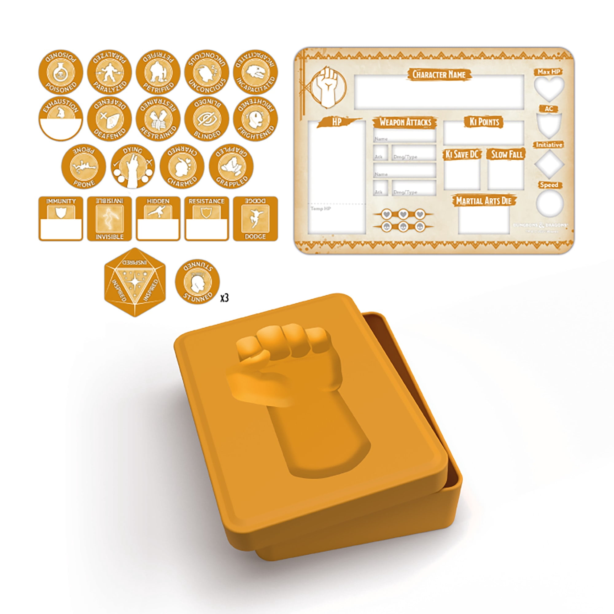 Buy D&D: Monk Token Set - Character RPG Set, Gale Force Nine, Dungeons ...