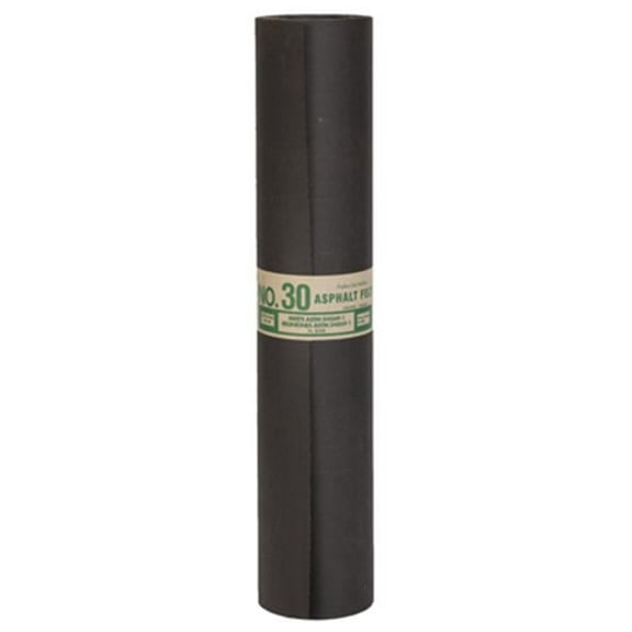 American Saturated Felt #15, Black Felt Roofing Paper, 36 In. 432 Sq ...