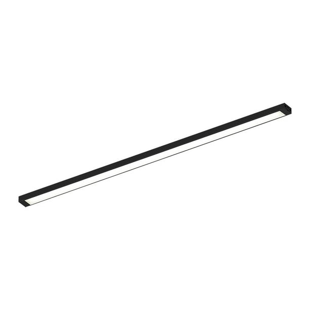 Lampara Lineal LED TECNOLITE Interco 12 W Luz Blanca Neutra Negro ...