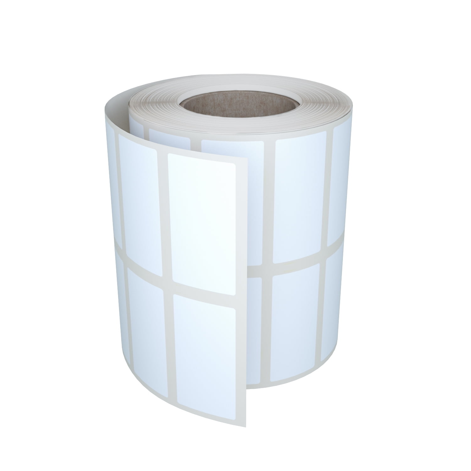 Royal Green Rectangular Sticker Writable Labels Rolls in White ...
