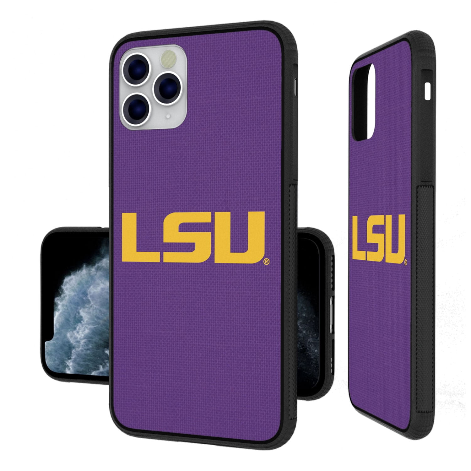LSU Tigers iPhone Solid Design Bump Case - Walmart.com - Walmart.com