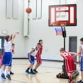 Goplus Portable Basketball Hoop System, 5-10 FT Adjustable, Weight Bag ...