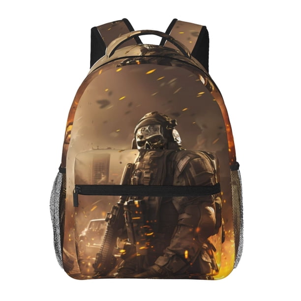 Easygdp Apocalyptic Skull Soldier Mochila Ergonómica Versátil para ...