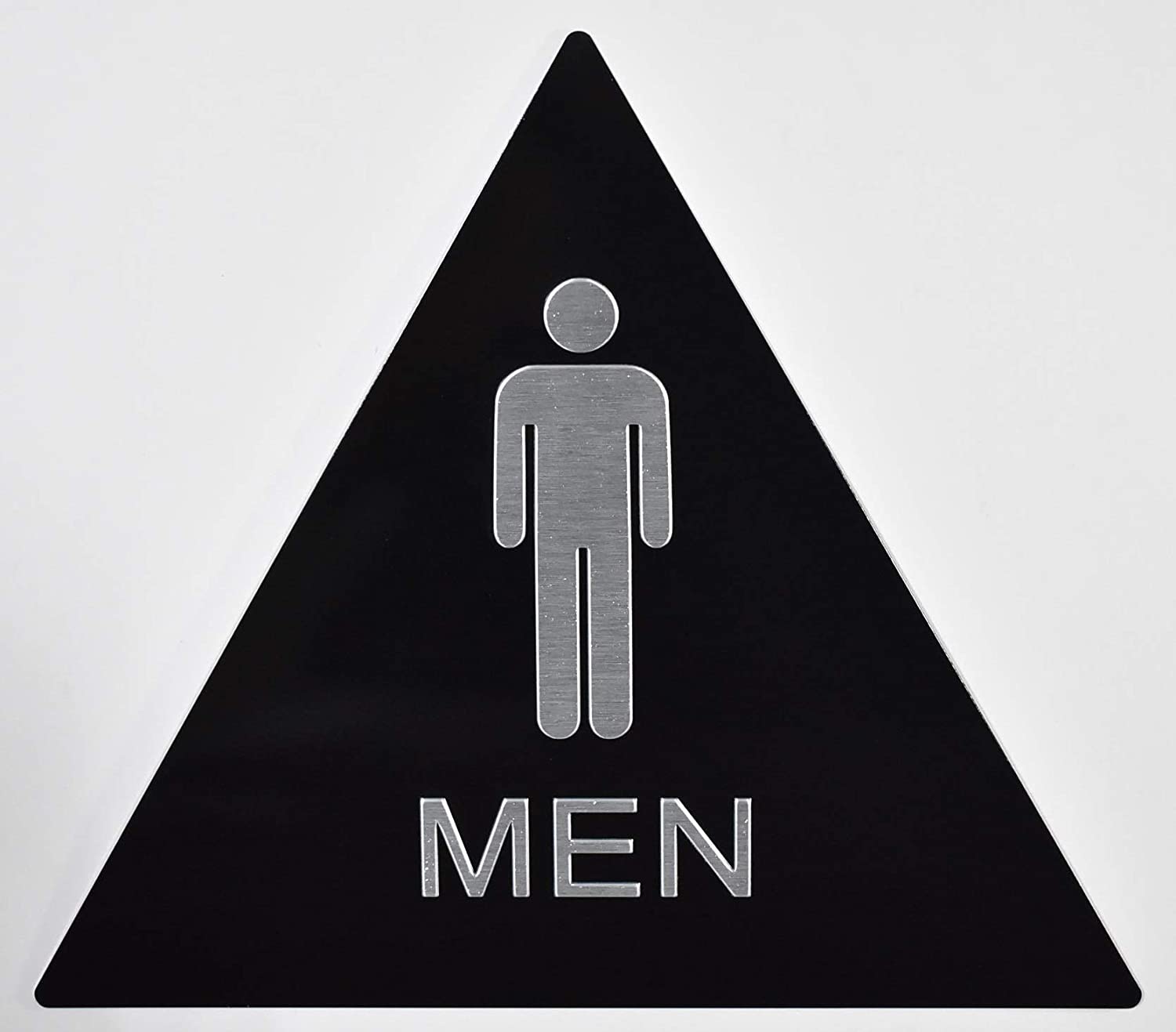 CA Men Restroom Sign -(Aluminium,Black,12x12x12) The Sensation line(ref ...