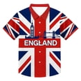 Boys Tshirts Button Down Lapel Cartoon Print Short Sleeve Shirt for ...