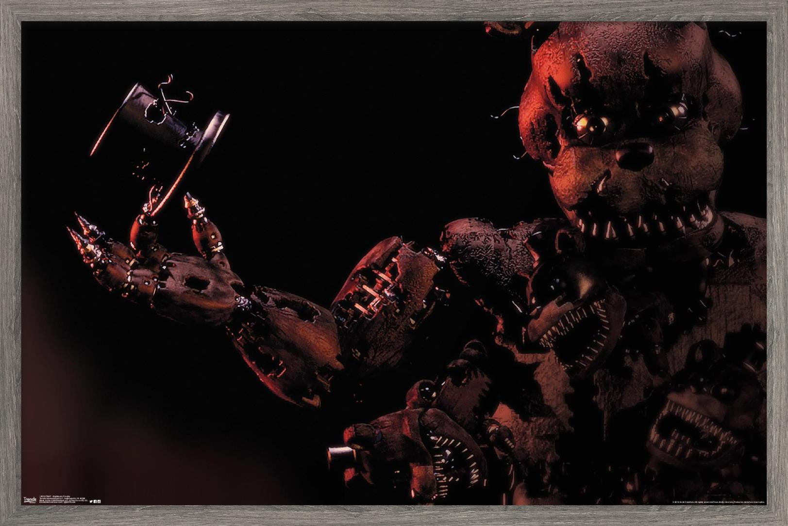 Five Nights at Freddy's - Nightmare Freddy Wall Poster, 14.725" x 22. ...