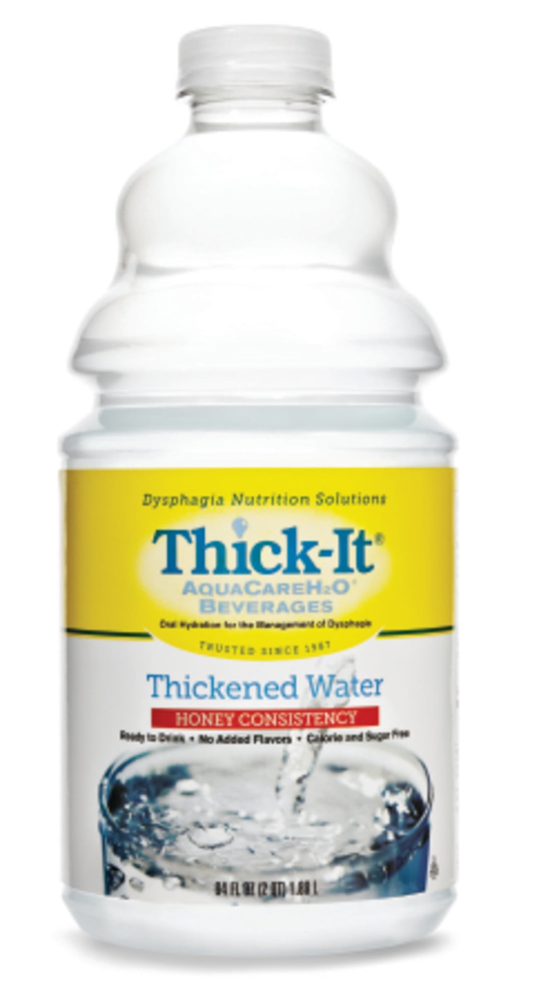 Thick-It AquaCareH2O Thickened Water, 64 oz. Bottle, Unflavored, Ready ...