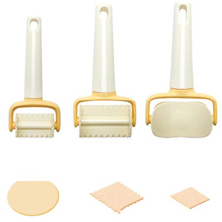 3-piece Set Of Fondant Dough Roller Knife, Cookie Cutter Round Cutter ...