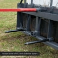Titan Attachments UA USA Made Grey Step-Through Hay Frame Attachment ...