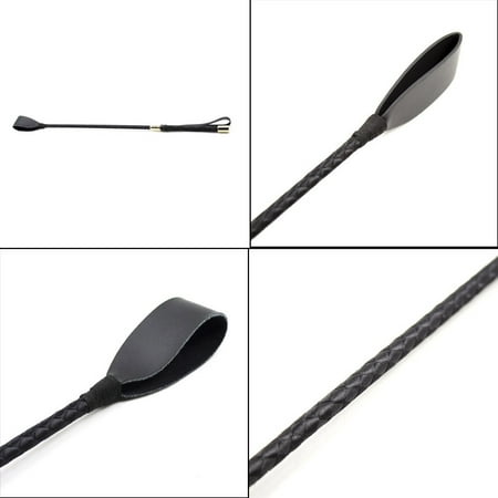 54cm Leather Horse Whip Equestrian Horseback Racing Riding Whips ...