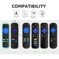 Wellbom 4 Pcs Remote Covers Glow in The Dark Remote Battery Cover ...