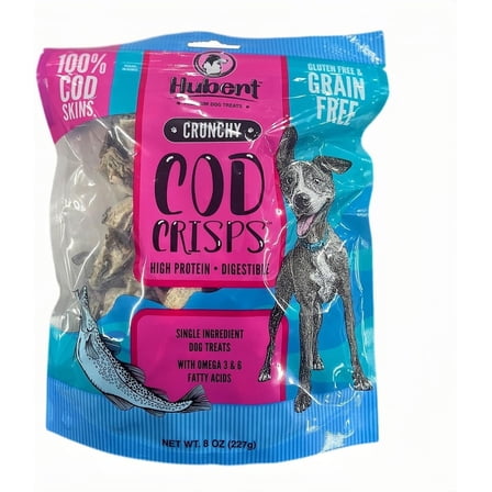 Hubert Pet, Salmon Skin Rolls Dog Treats, Grain Free, Single Ingredient ...