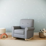 Graco Harper Poly-Linen Indoor Nursery Rocking Chair, Horizon Gray ...