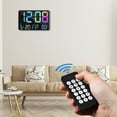 Digital Wall Clocks Large Numbers Display, 11.4"Digital Alarm Clock ...