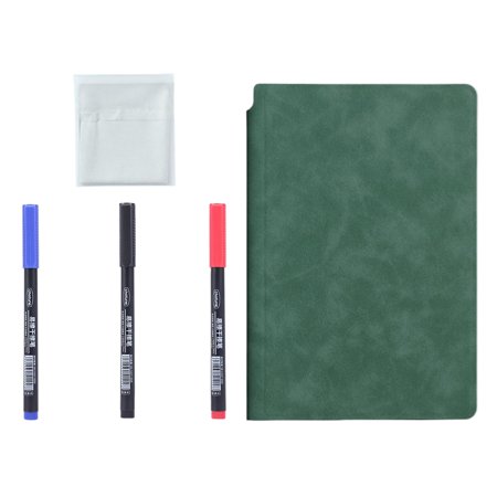 Portable White Boards Marker Memo Pad Notebook Notepad for Writing Dark ...