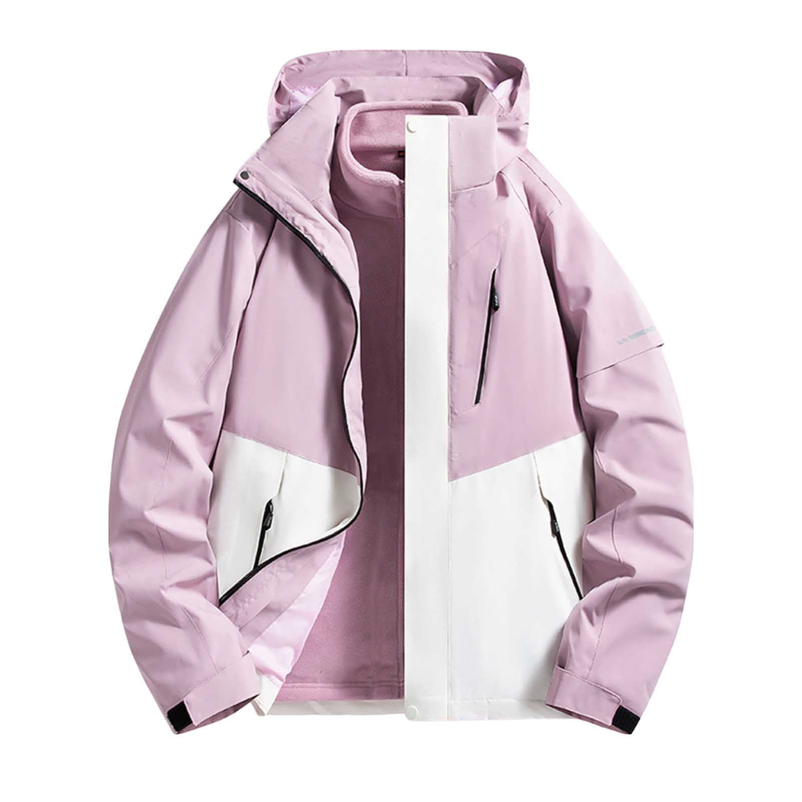 Click here for Pisexur Womens Winter Coats Detachable Zip Up Hood... prices