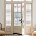 Black White Checkered Window Privacy Film, Modern Minimalist Geometric ...