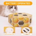 Interactive Whack-a-Mole Toy, Auto-Spinning & Popping for Indoor Cats ...
