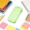 Dongrere Large Capacity Pencil Case,Plastic Pencil Boxes with Snap ...