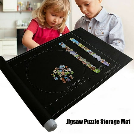 Jigsaw Puzzle Felt Storage Mat Roll Up Puzzle Storage Up To 1500 Pieces ...