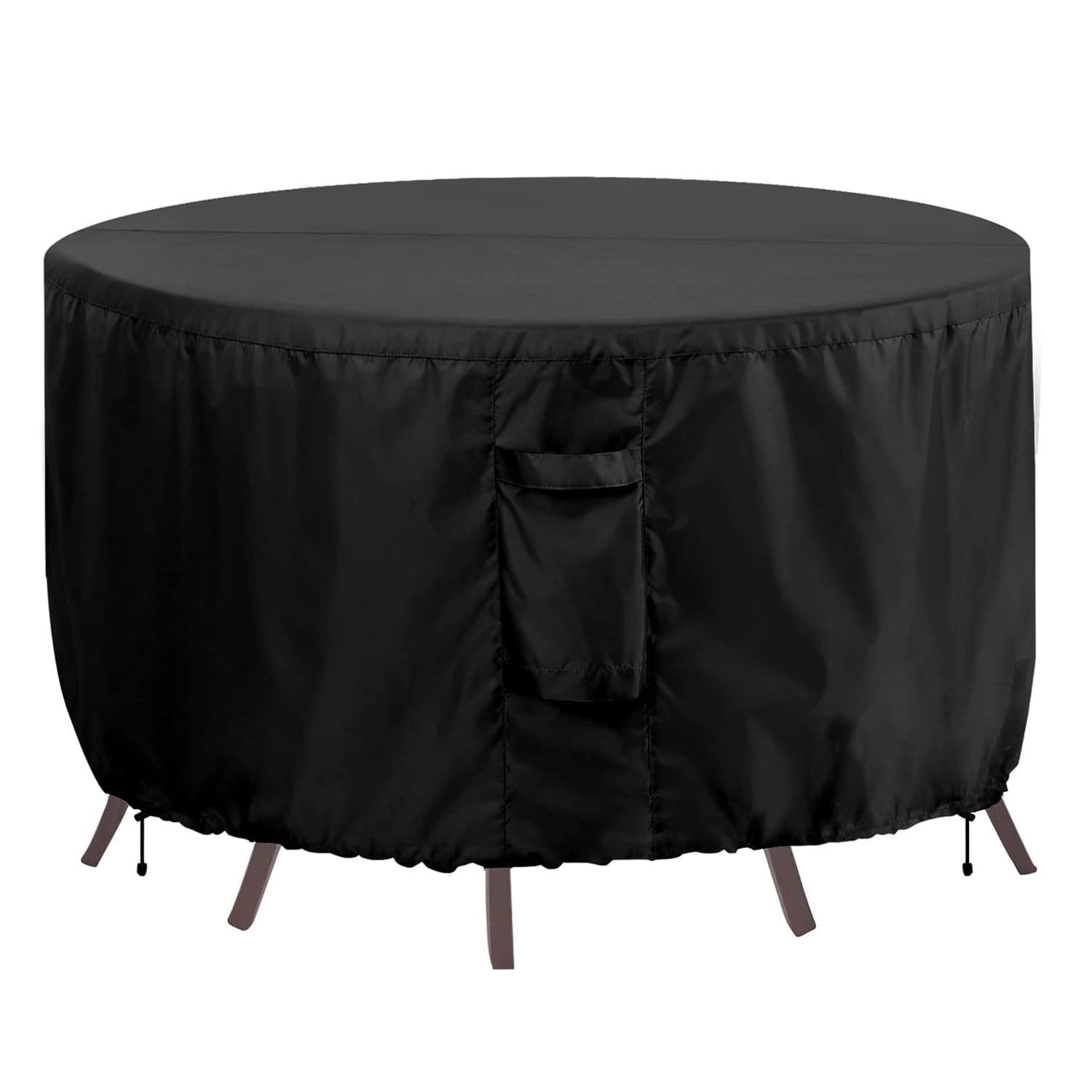 Lampao Round Patio Furniture Covers, Waterproof Outdoor Table Chair Set ...