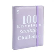 100 Envelope Challenge Binder,2024 Exclusive 52 Weeks / 100 Days 5050 Money Savings Challenges ...