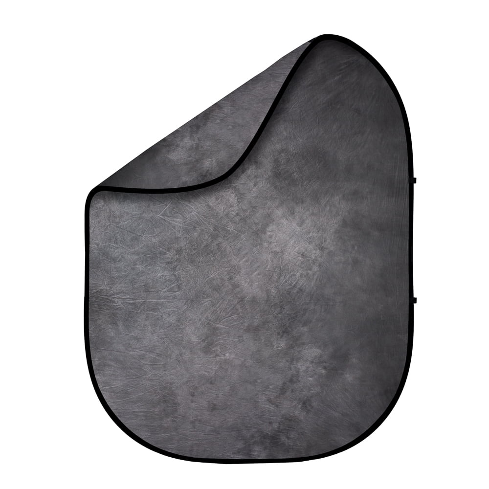 5' x 6.5' Gray Double-Sided Pop-Out Muslin Backdrop - Walmart.com
