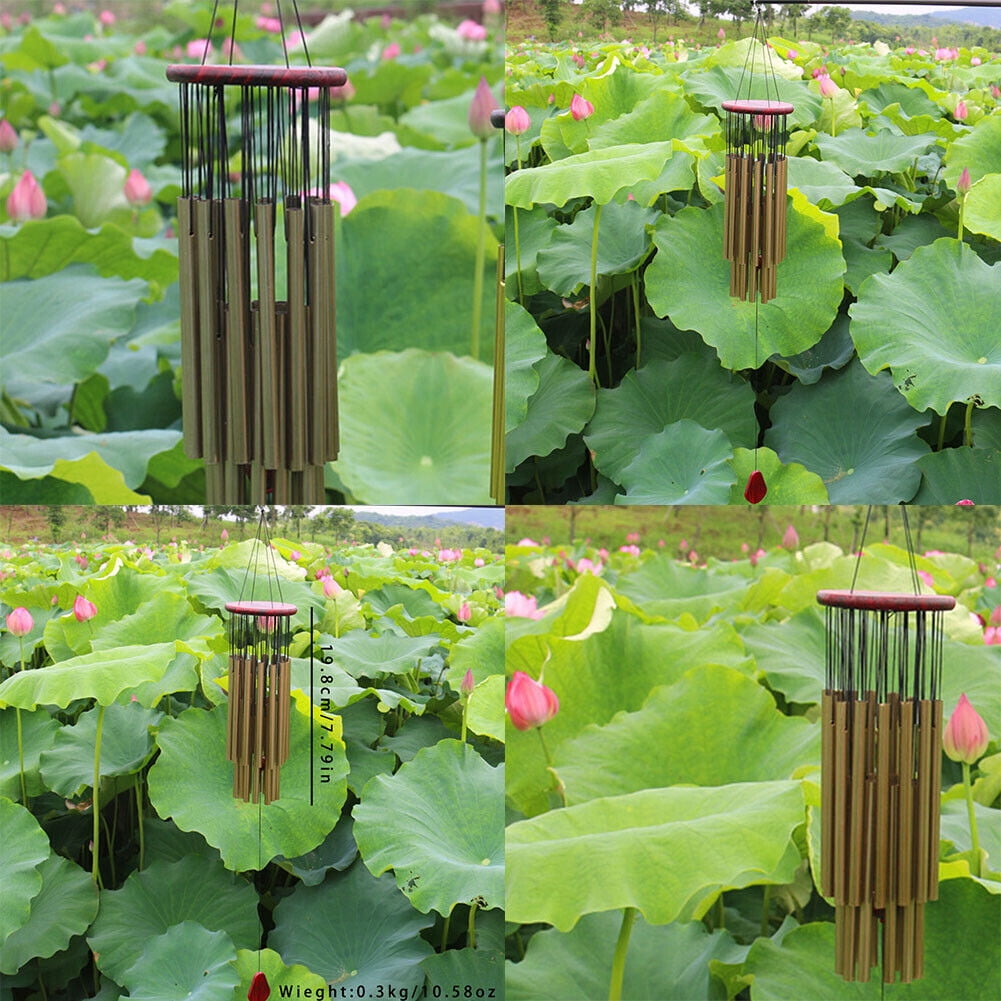 US 2-4 Pc Large Outdoor Premium Wind Chimes Outdoor Garden Home Patio ...