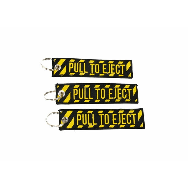 Oz-USA - 3 PULL TO EJECT Key Chain aviation atv utv motorcycle pilot ...