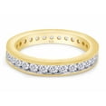 1 Ct Round Cut Lab Created Moissanite Diamond Eternity Stackable ...