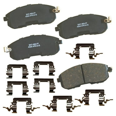 Ultimate Brakes Front and Rear Ceramic Brake Pad and Rotor Kit with ...