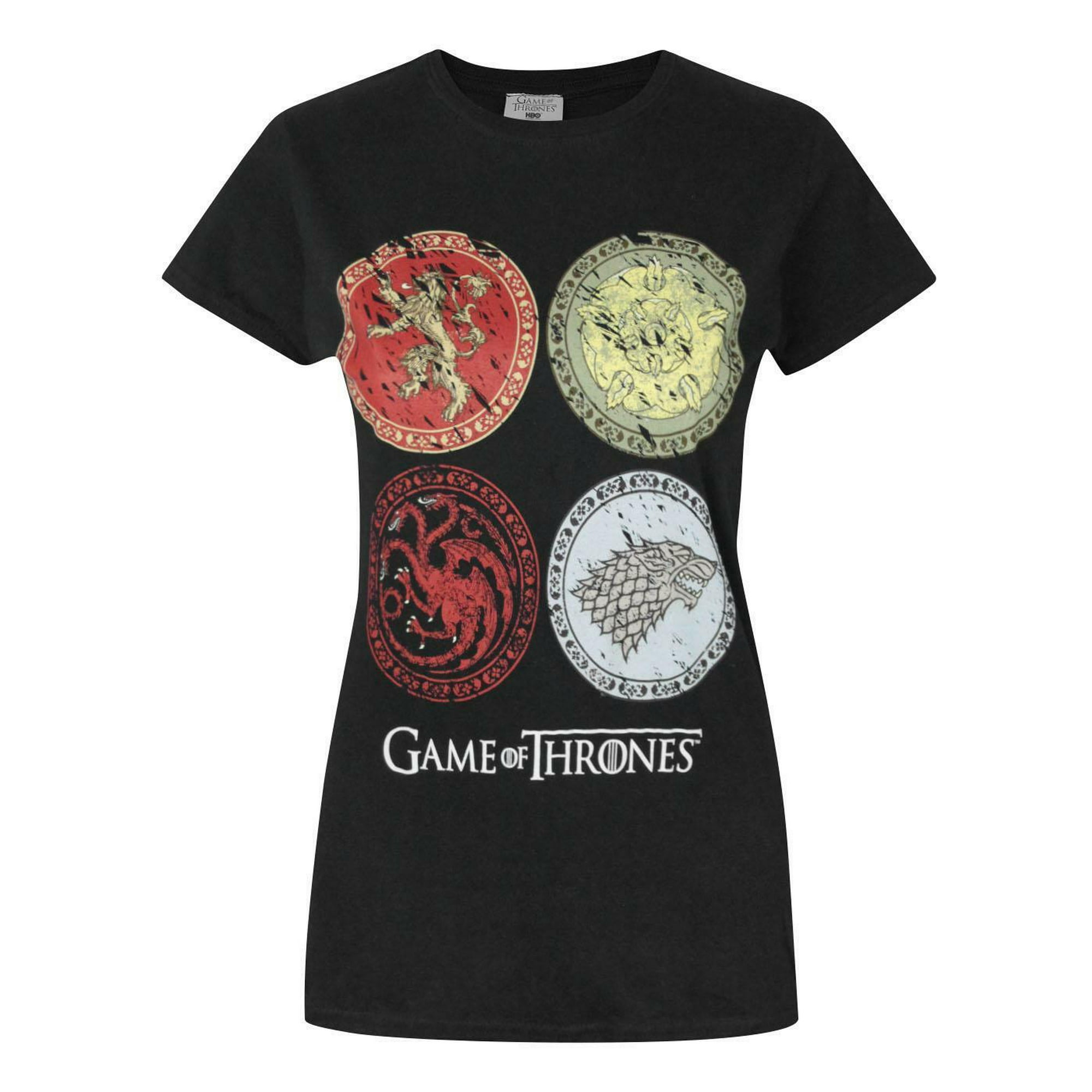 Click here for Game Of Thrones Womens Black Short Sleeved T-Shirt prices