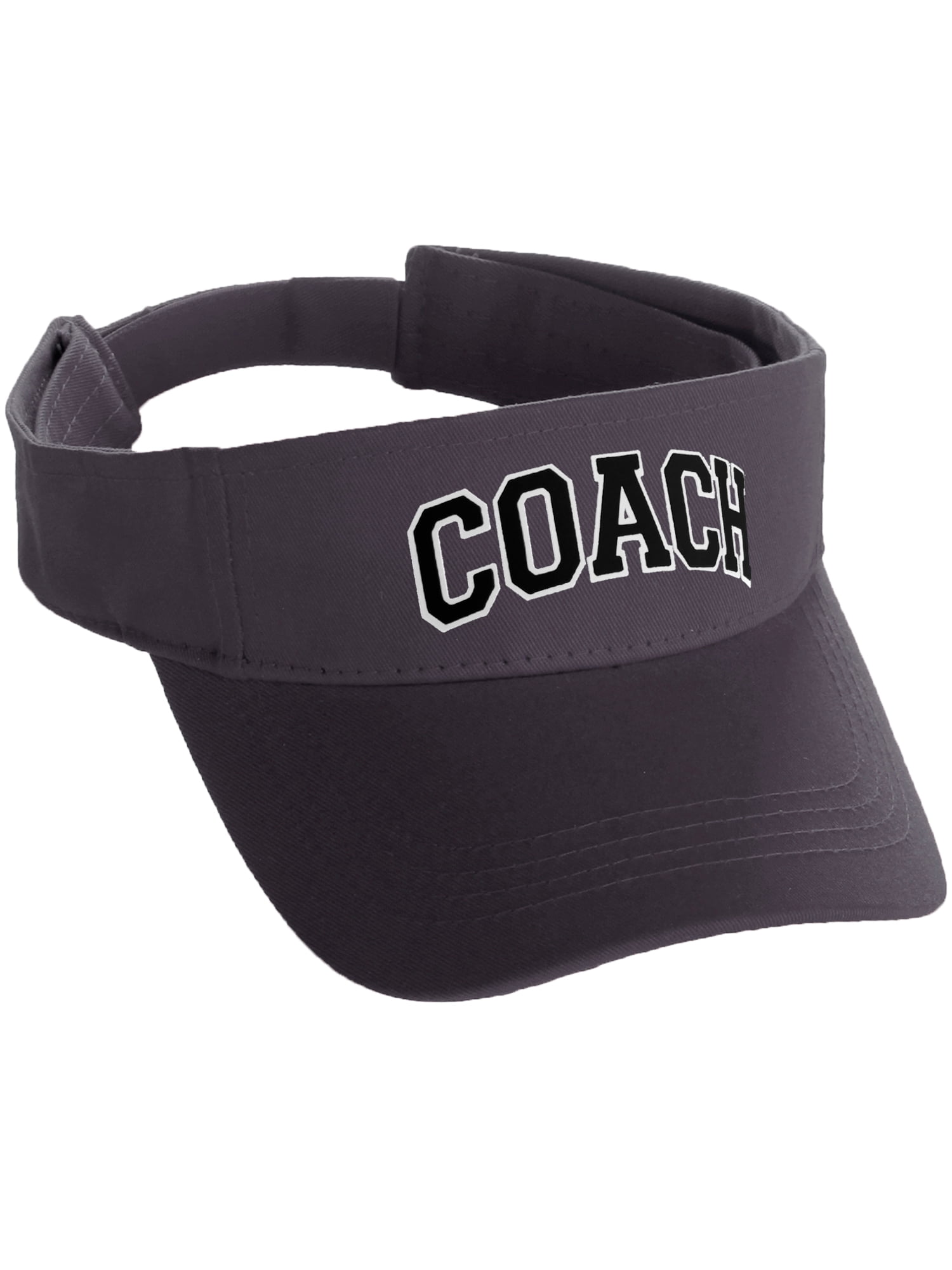 Classic Sport Team Coach Arched Letters Sun Visor Hat Cap Adjustable ...