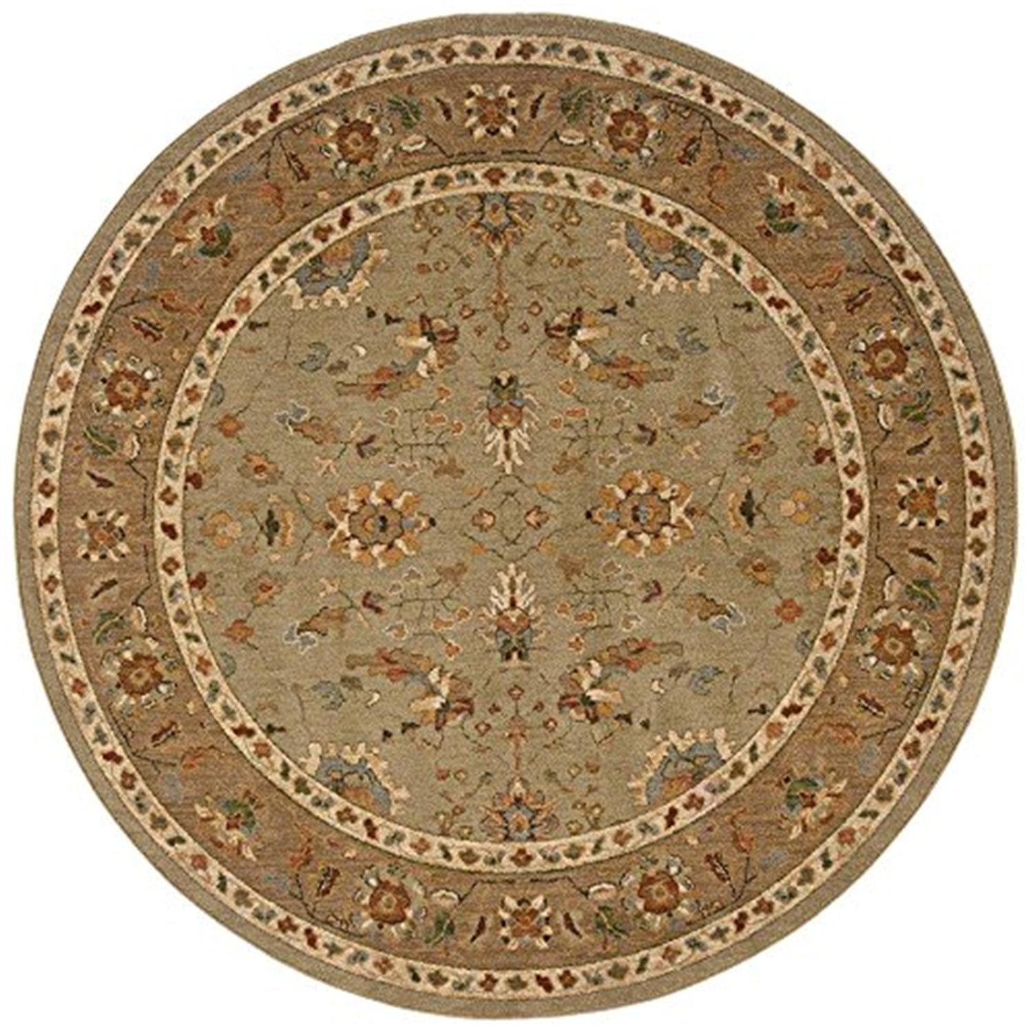 Sphinx Infinity Area Rugs - 1104C Traditional Oriental Green Persian ...