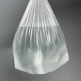 2 Rolls Transparent Trash Bags Strong Garbage Clear Bin Point Break ...
