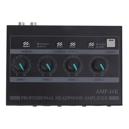 Metal Headphone ,4 Channel Stereo Mini Earphone Splitter For Studio And ...