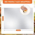 800 Insulated Foil Sandwich Pre Cut Wrap Sheets for Burgers, Burritos ...