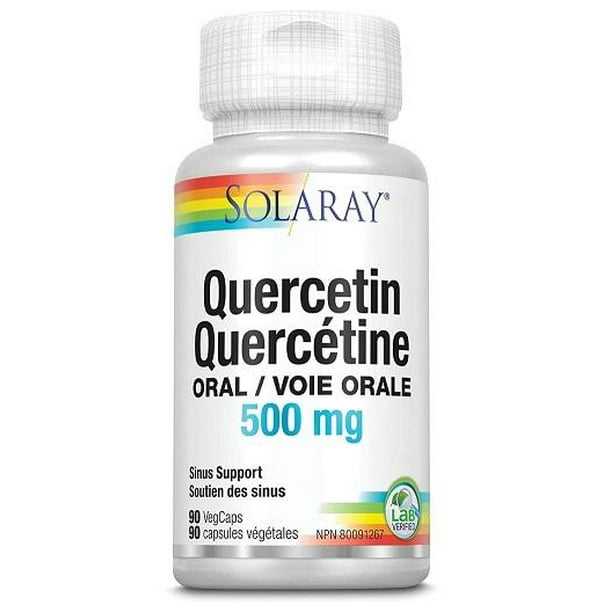 Solaray Quercetin 500mg (90 VegCaps) - Walmart.ca