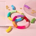 DIY Jewelry Making Kits Including Curved Tube Opaque Acrylic Beads ...