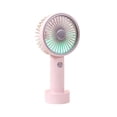 AuroraX Rechargeable Handheld Fan Light Mini USB Fan Quiet Motor 3 ...
