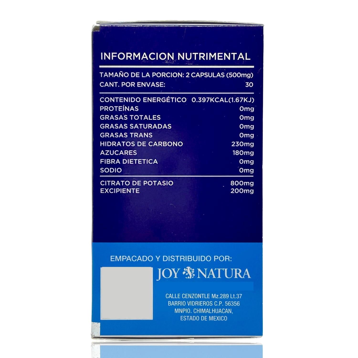 Logotipo De Metaboltonics Citrato De Potasio 60 Cápsulas Joy Natura