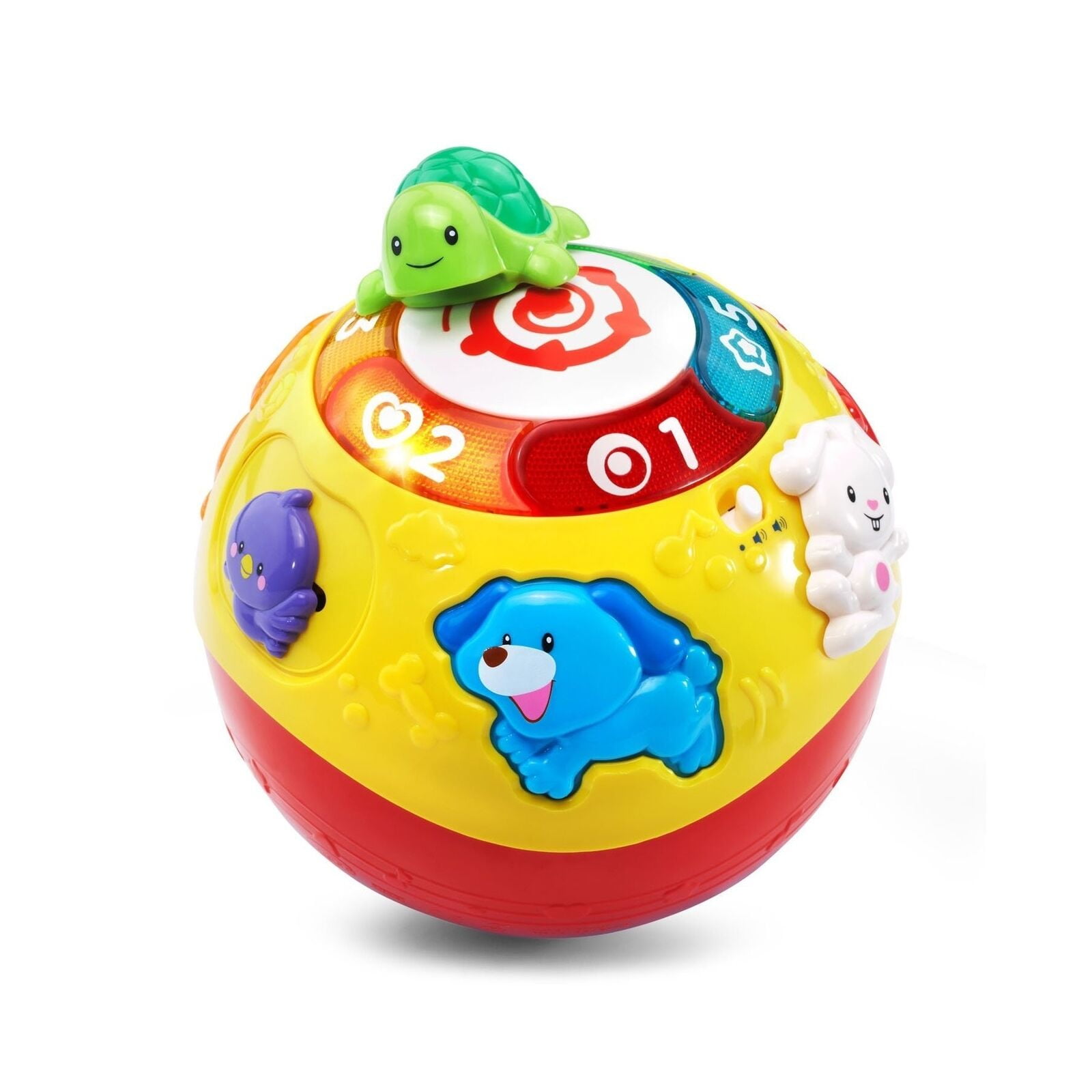 VTech Wiggle & Crawl Ball Toy for Babies: Interactive, Rolling ...